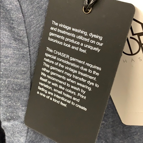 Chaser | Tops | Chaser Long Sleeve T With Stamped Symbols Nwt | Poshmark